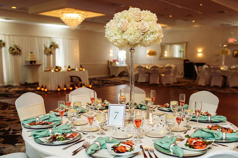 Close Up of Atlantis Ballroom Centerpieces | Atlantis Ballroom